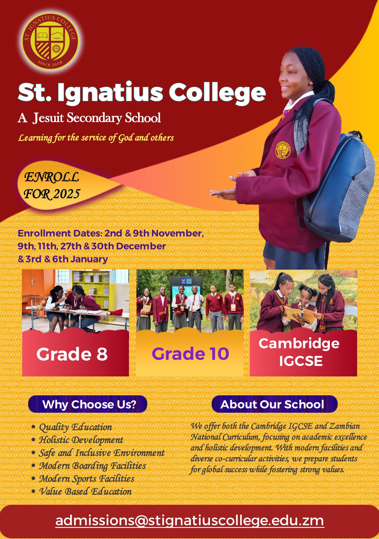St Ignatius College – Zambia